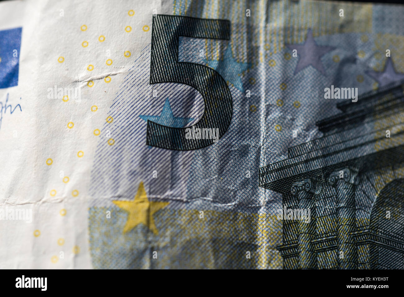 five euro bank note Stock Photo - Alamy