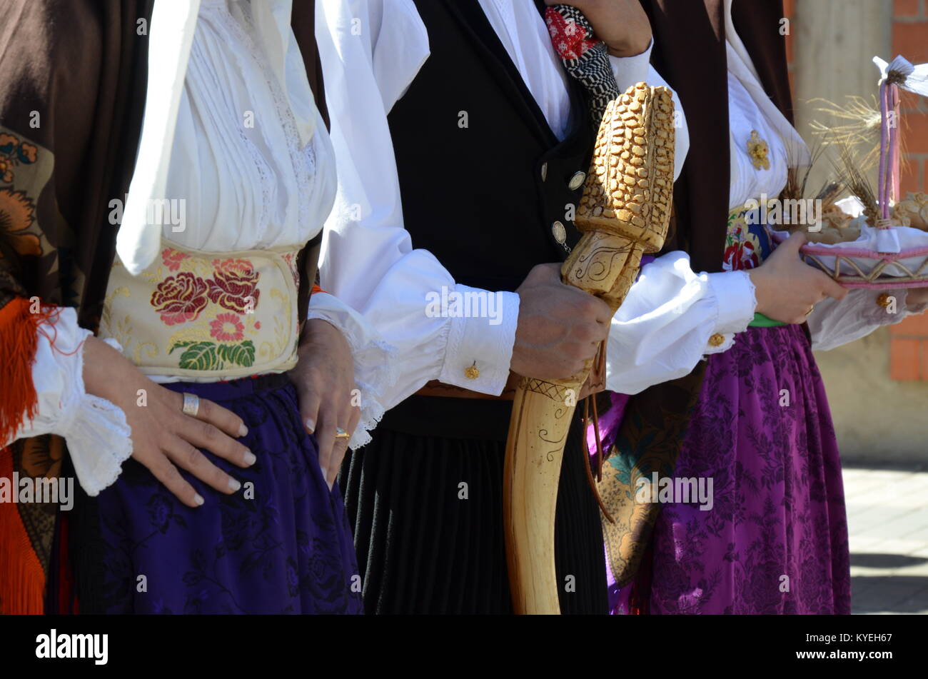 Folk of Sardinia, ancient tradition Stock Photo - Alamy