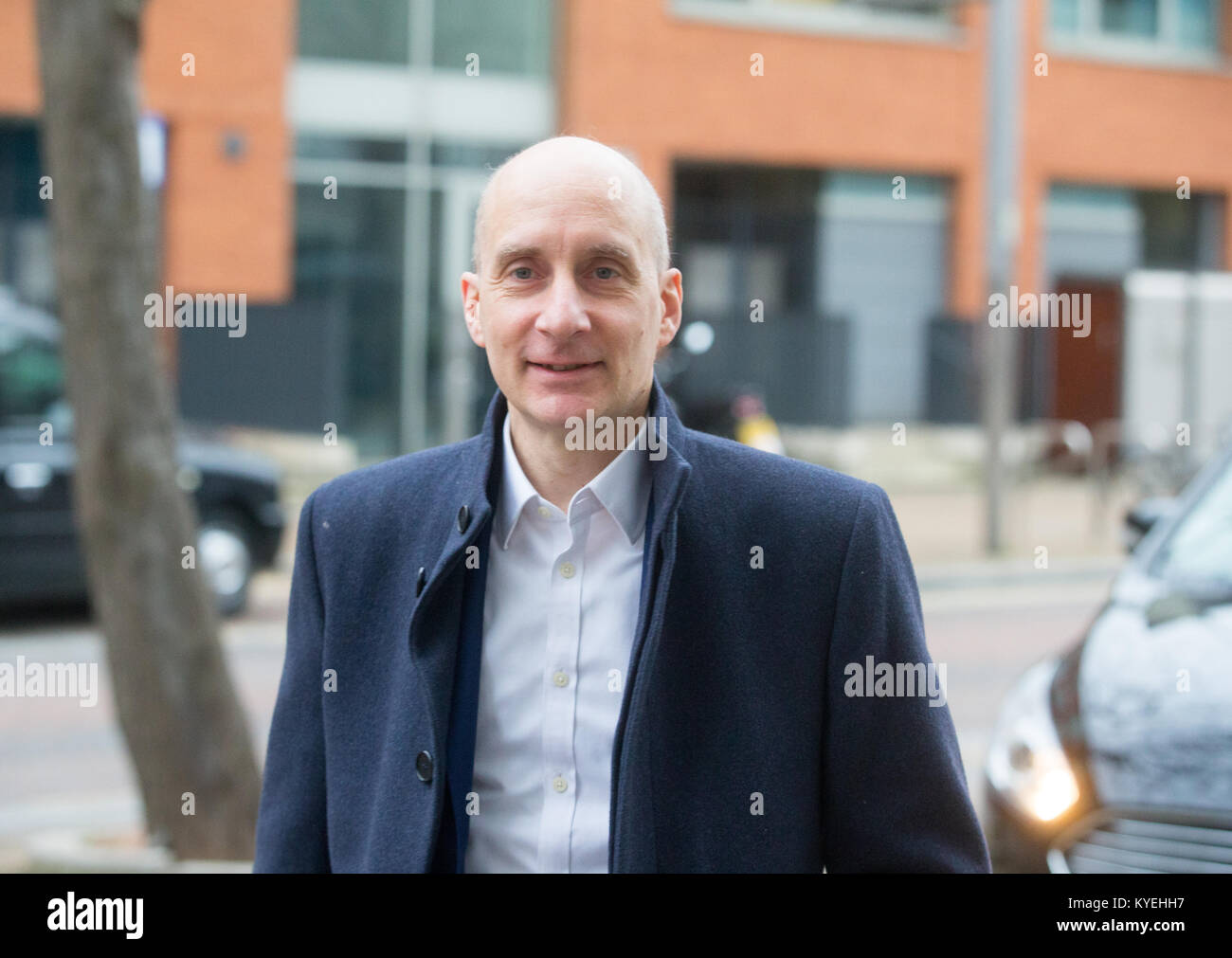 Baron Adonis, Andrew Adonis, arrives at the ITV Studios to appear on ...