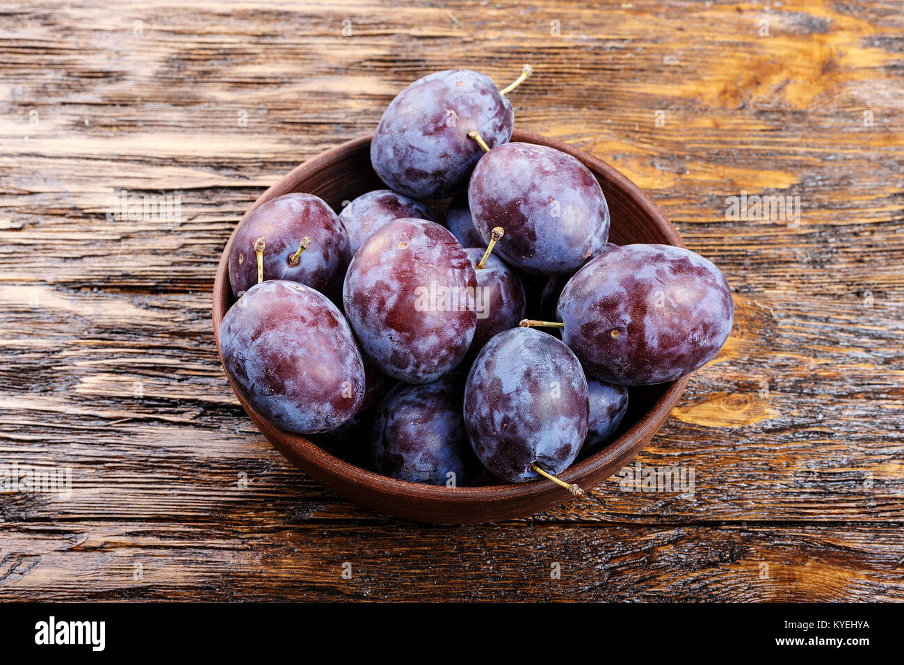 ripe plum with top view.new agricultural crop Stock Photo - Alamy