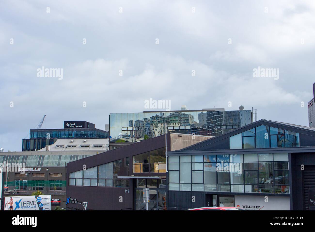 Headquarters of telecommunications company Spark New Zealand in ...