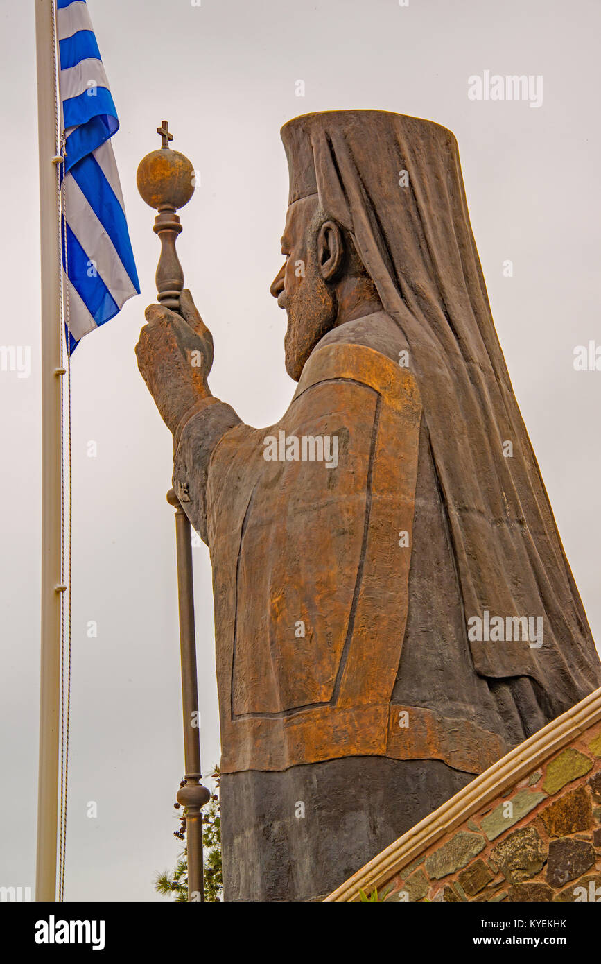 Statue of Archbishop Makarios, Cyprus Stock Photo - Alamy