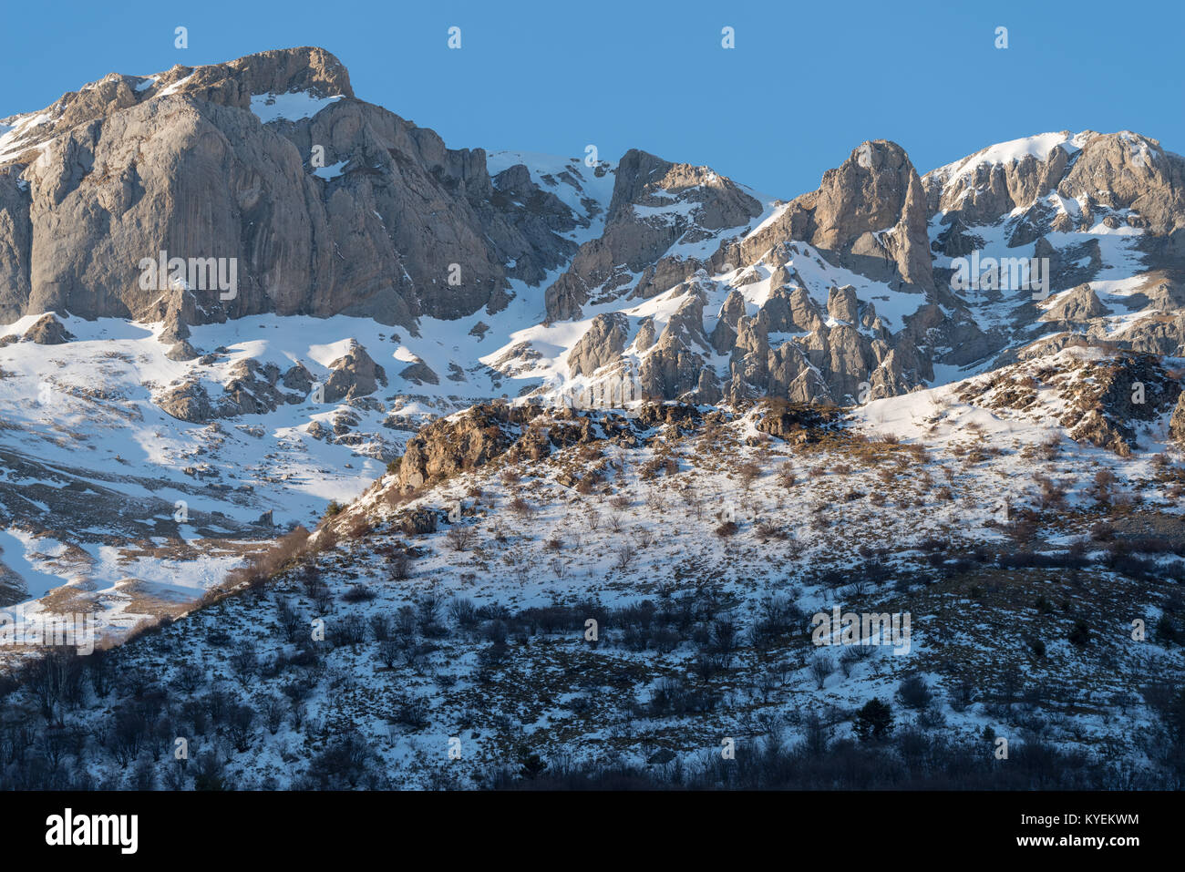 Ligurian mountains part of Italian Alps Stock Photo - Alamy