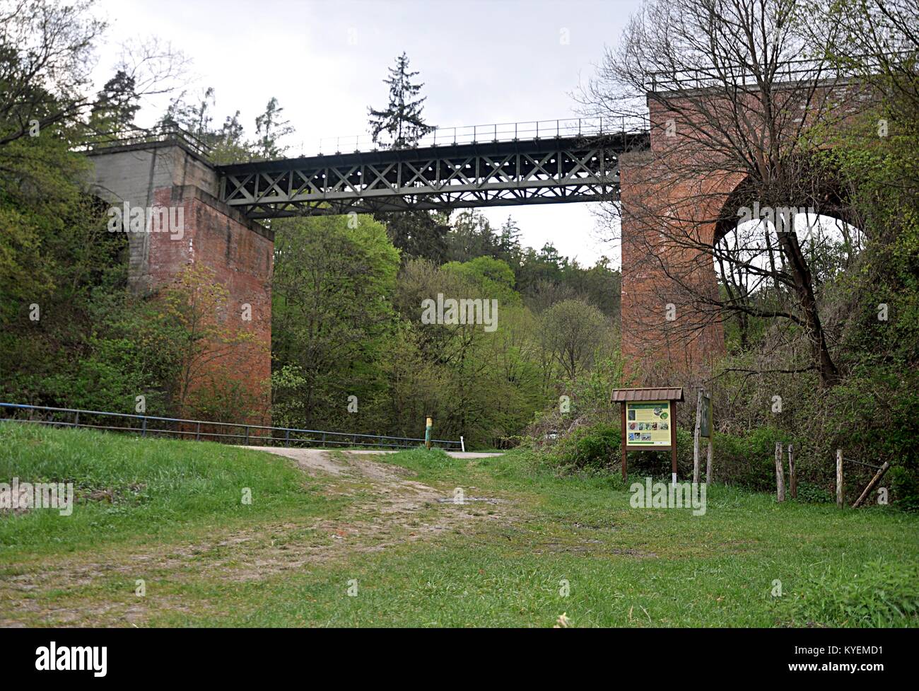old railways bridge , Czech republic, Europe Stock Photo - Alamy