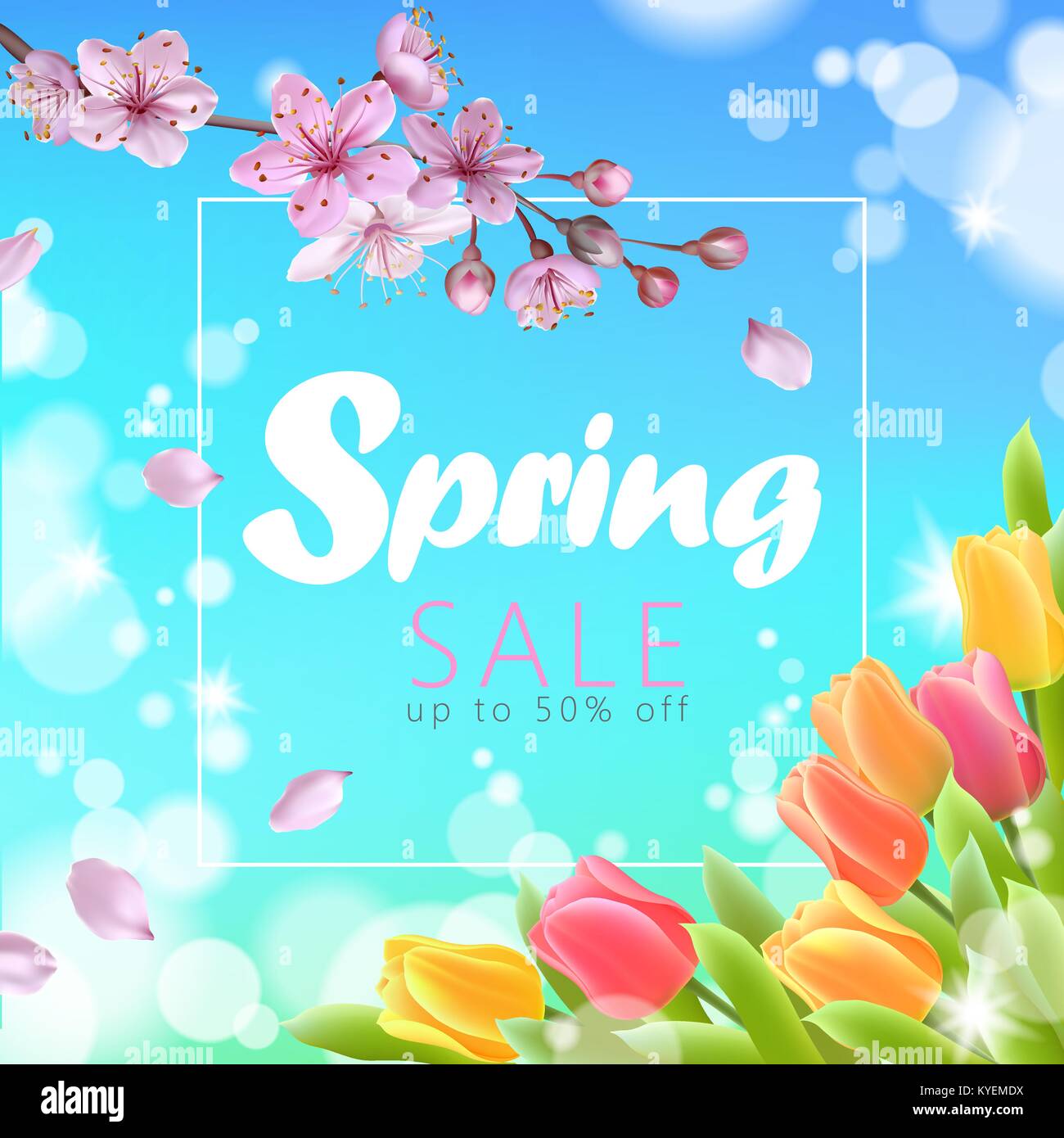 Spring white illustration hi-res stock photography and images - Alamy