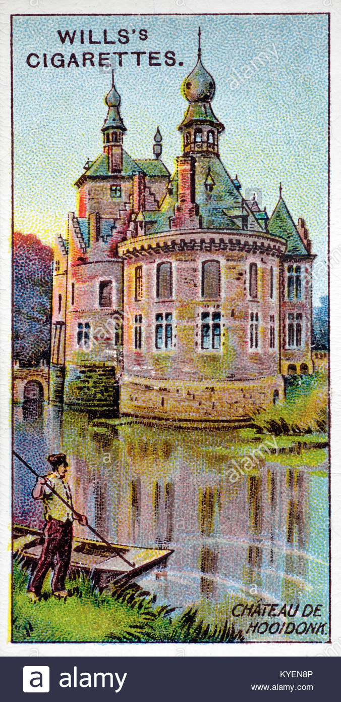 Chateau de Hooidonk, Flanders Belgium circa 1915 Stock Photo - Alamy