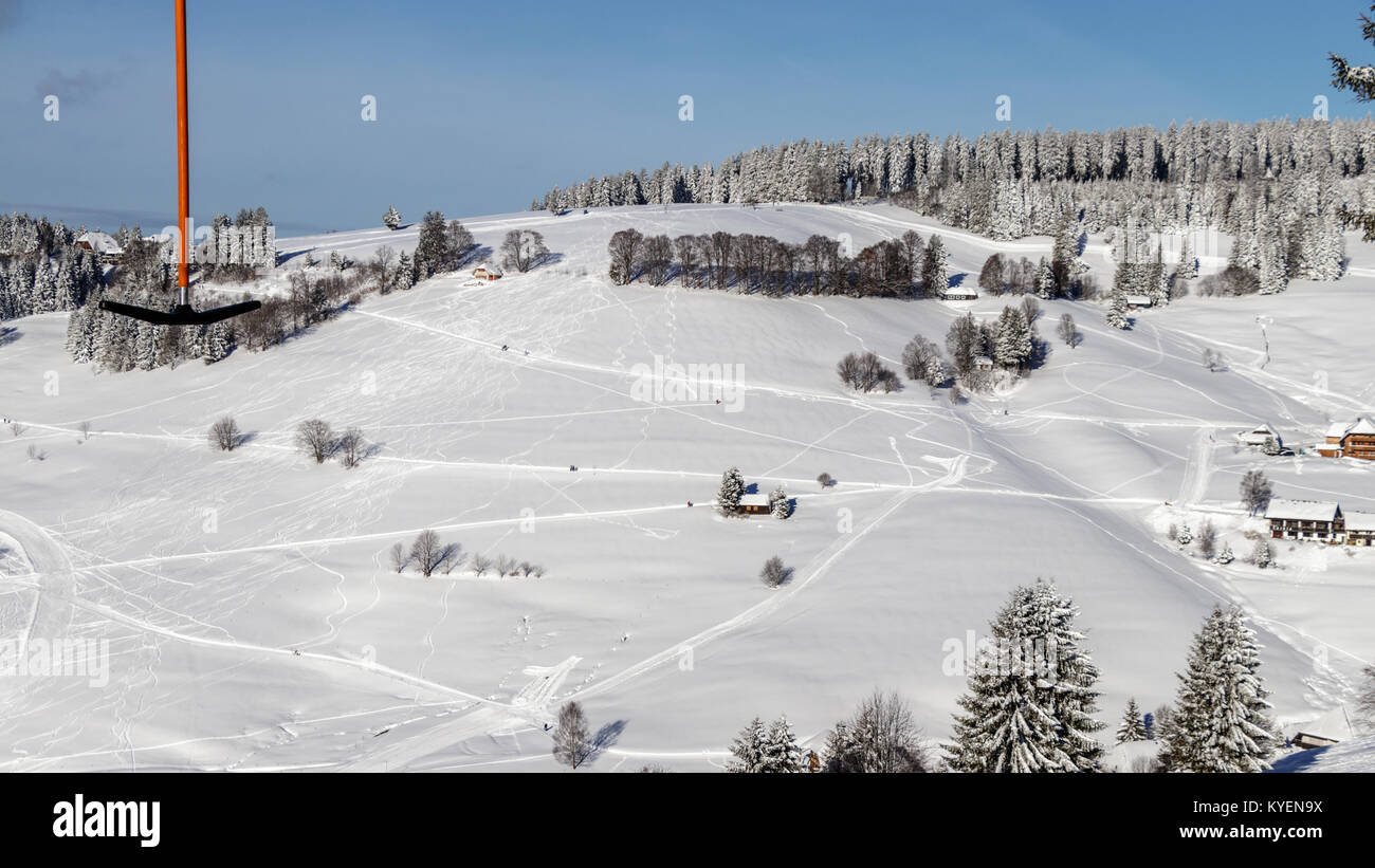 The ski resort "Todtnauberg" is one of the most famous in the black ...