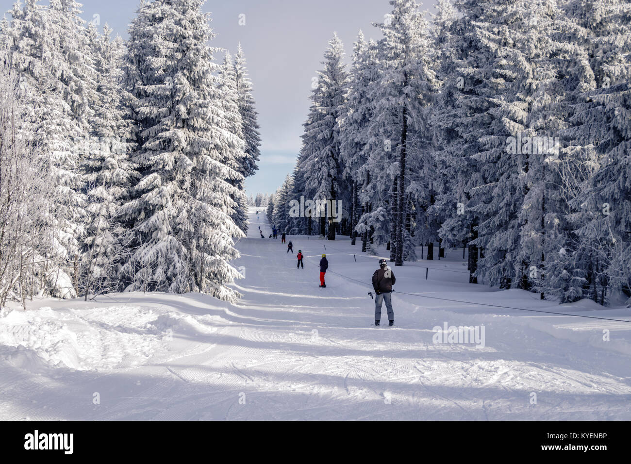The ski resort "Todtnauberg" is one of the most famous in the black ...