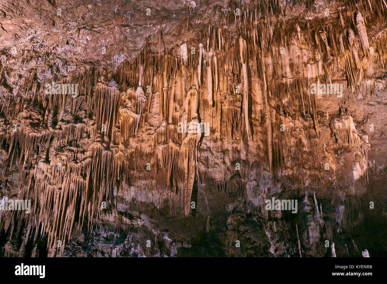 Limestone Cave Detail Stock Photo - Alamy