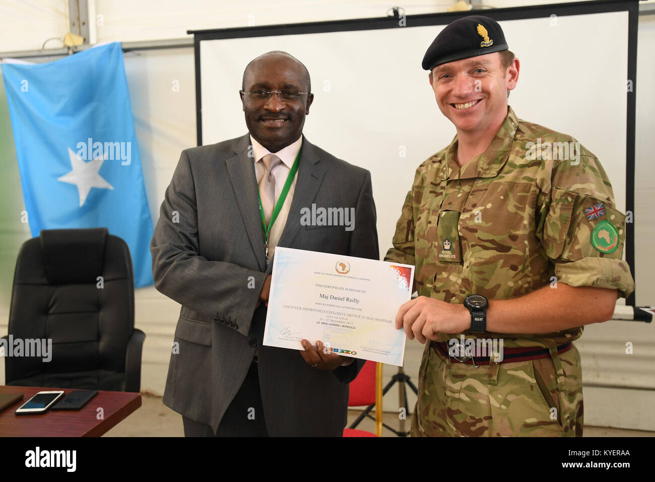 Simon Mulongo, the Deputy Special Representative of the Chairperson of ...