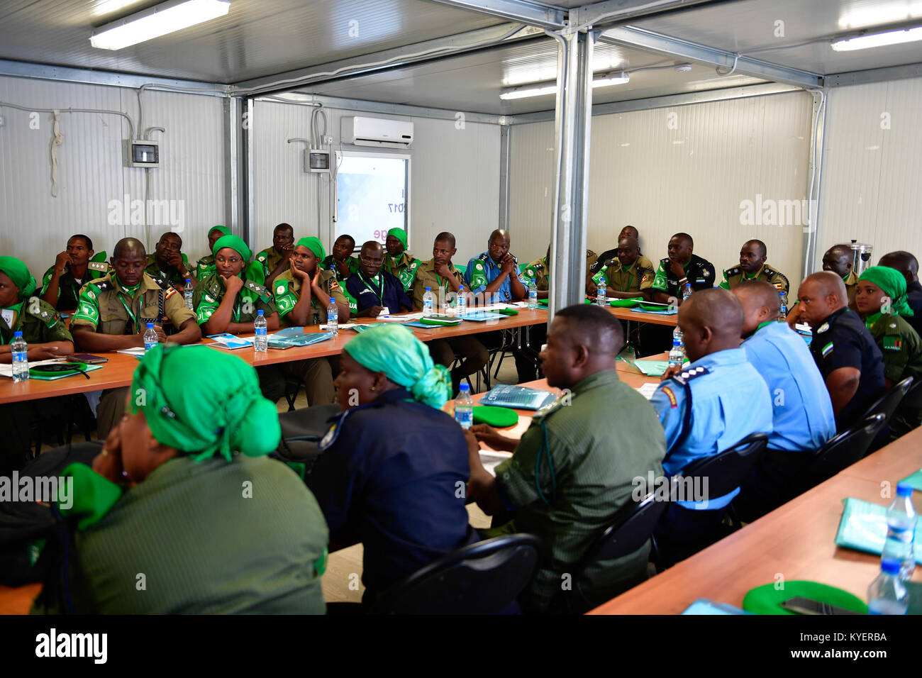 Photograph of newly deployed Individual Police Officers (IPOs ...