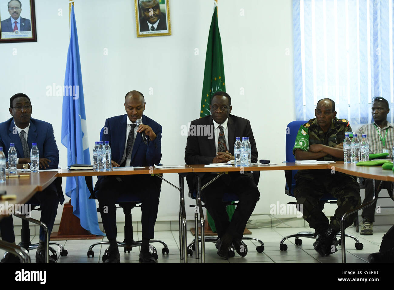 A photograph of Mahdi Mohamed Guled, Deputy Prime Minister of Somalia ...