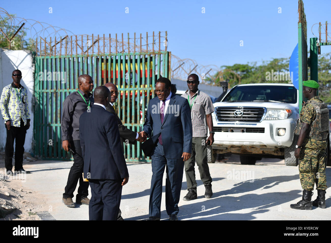 Maj. Gen. Nathan Mugisha, Uganda's Deputy Ambassador to Somalia ...