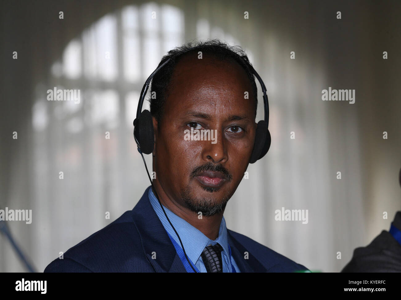 A participant attends the closing ceremony of a training course in ...