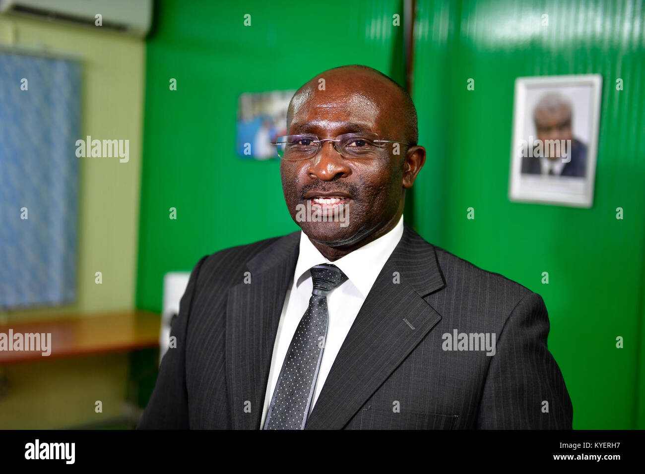 Simon Mulongo, the Deputy Special Representative of the Chairperson of ...