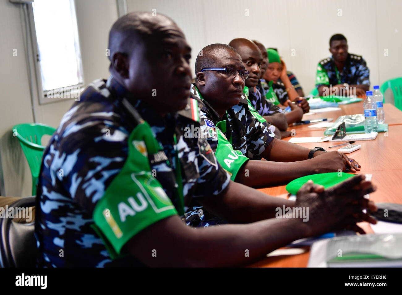 Newly deployed Individual Police Officers (IPOs) attend an induction ...