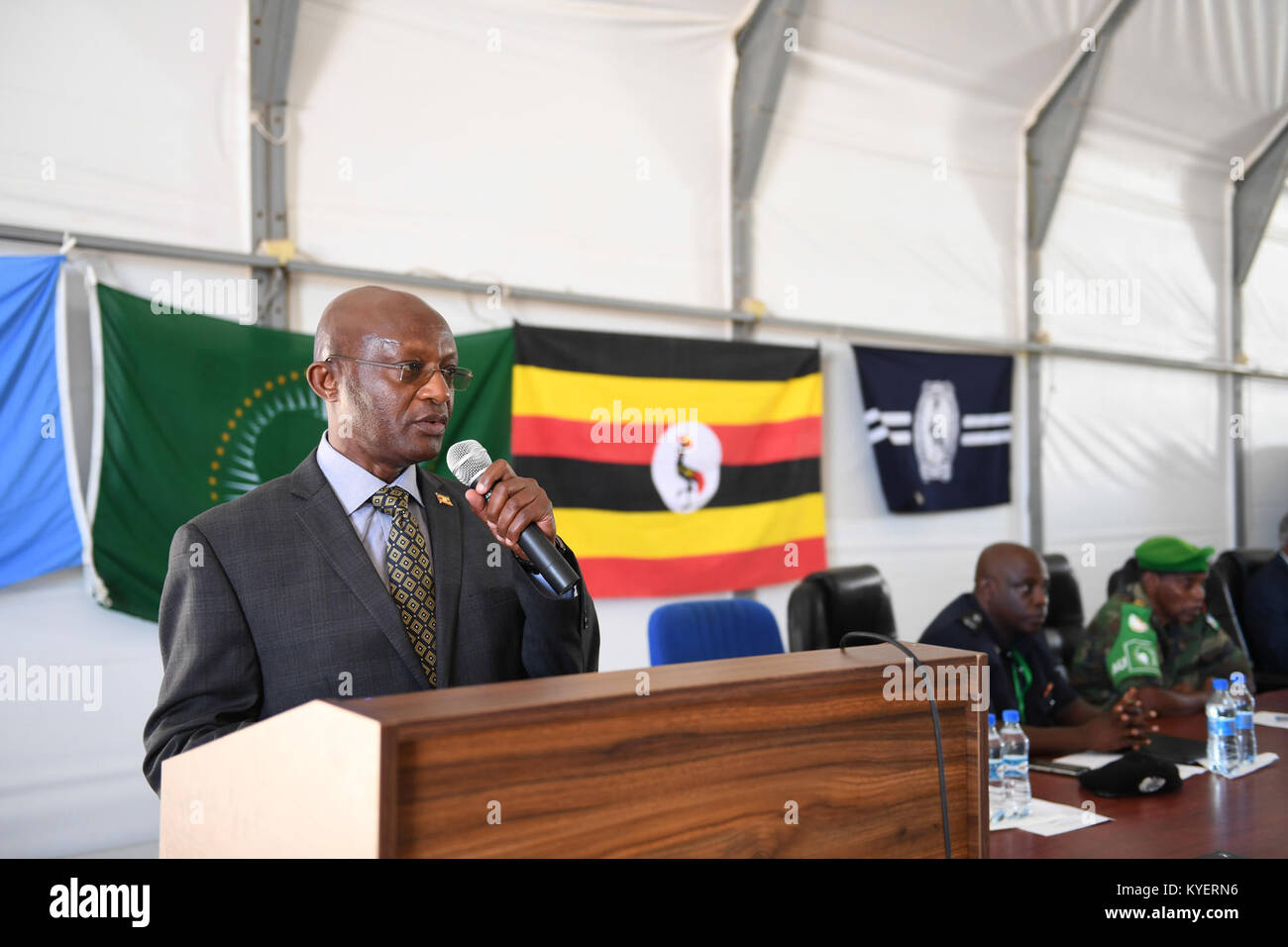 Major General Nathan Mugisha, Uganda’s Deputy Ambassador to Somalia ...