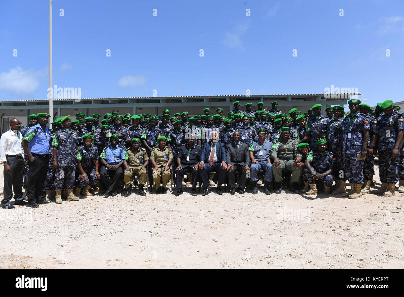 A photograph of Uganda's Formed Police Unit personnel who completed ...