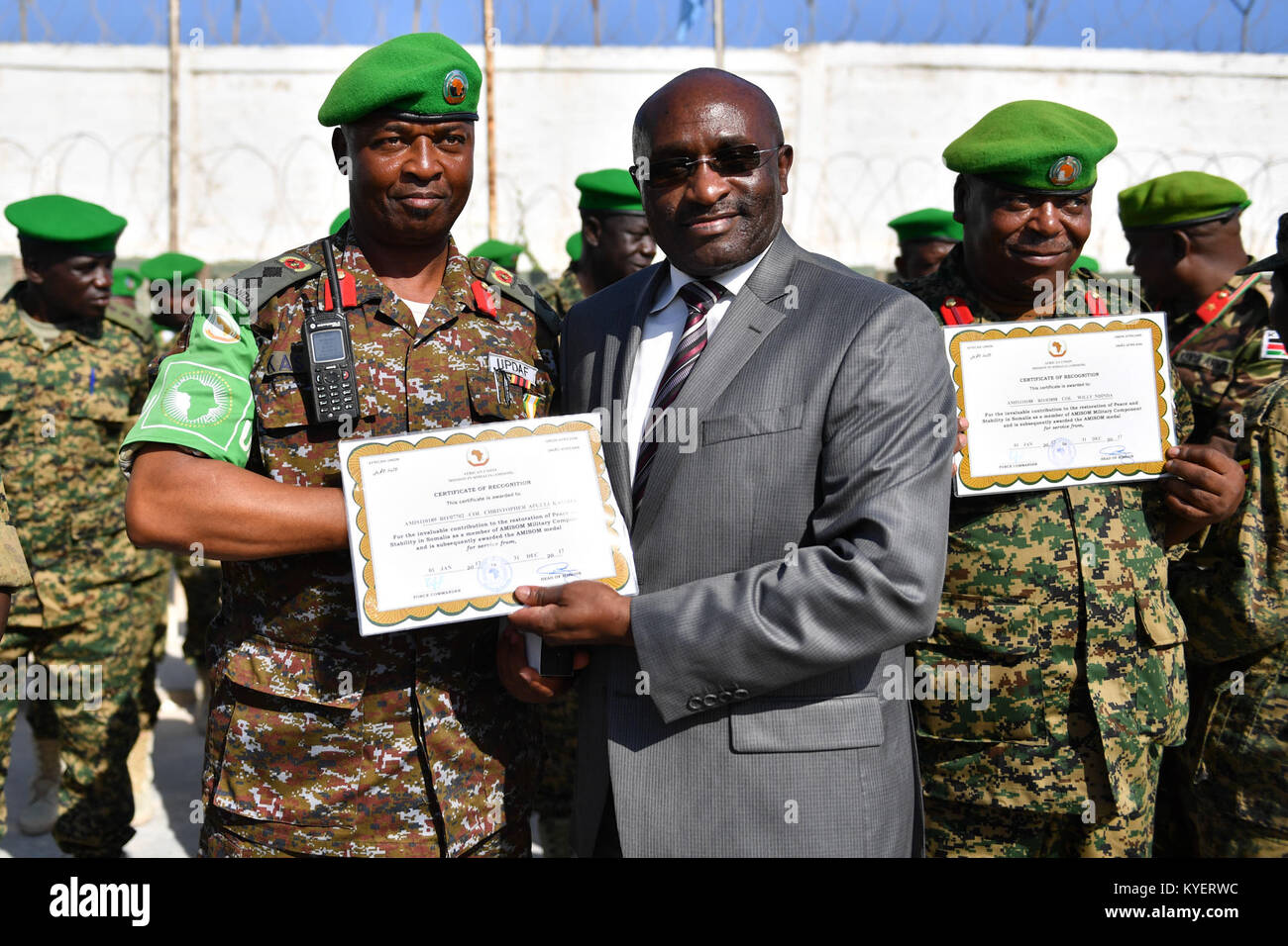 This image shows Simon Mulongo, the Deputy Special Representative of ...