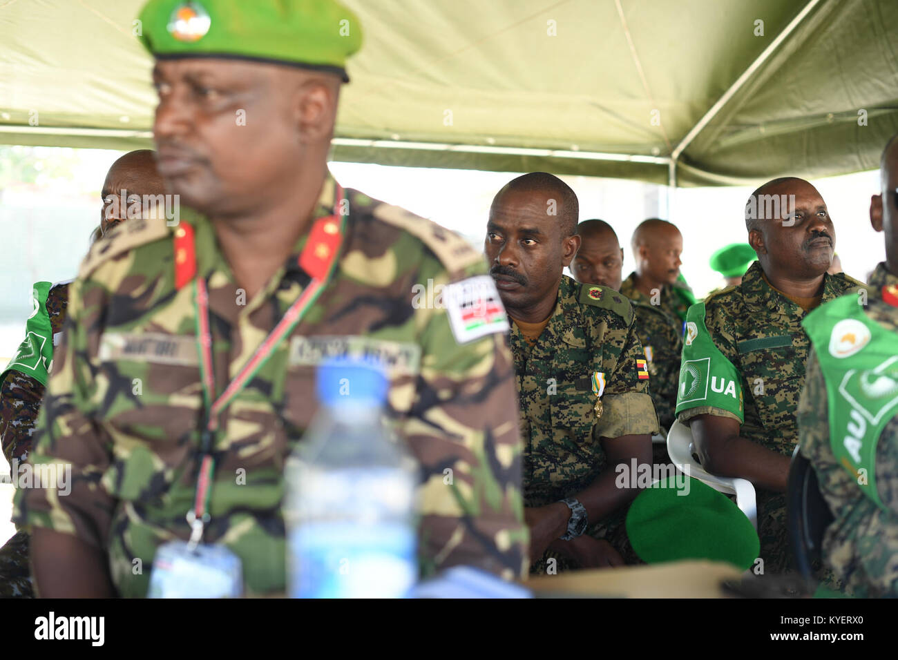 A photo from the African Union Mission in Somalia (AMISOM), capturing ...