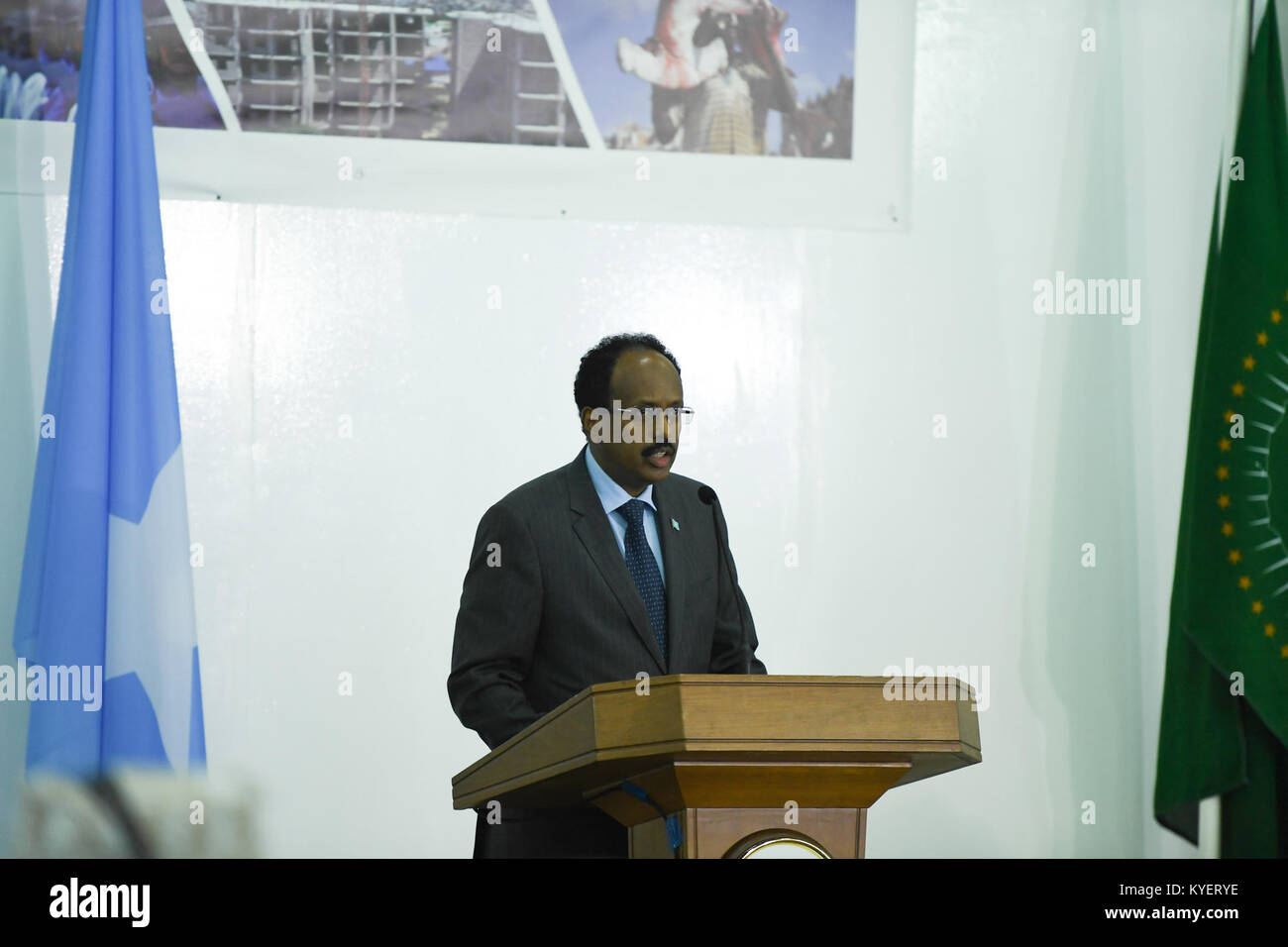 Mohamed farmaajo hi-res stock photography and images - Alamy