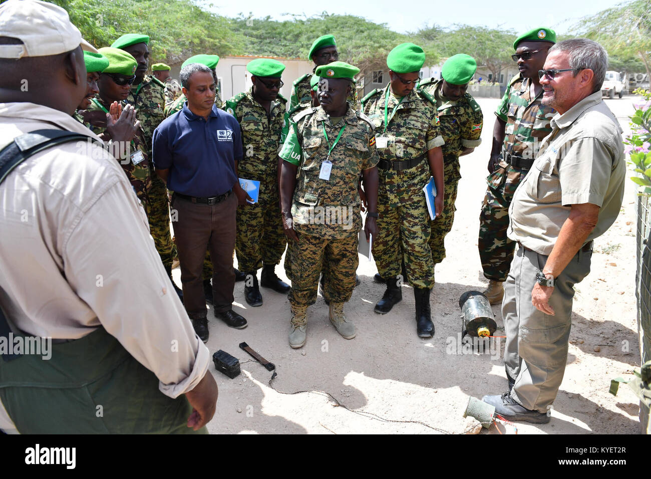 UNMAS officers demonstrate the detonation of Improvised Explosive ...