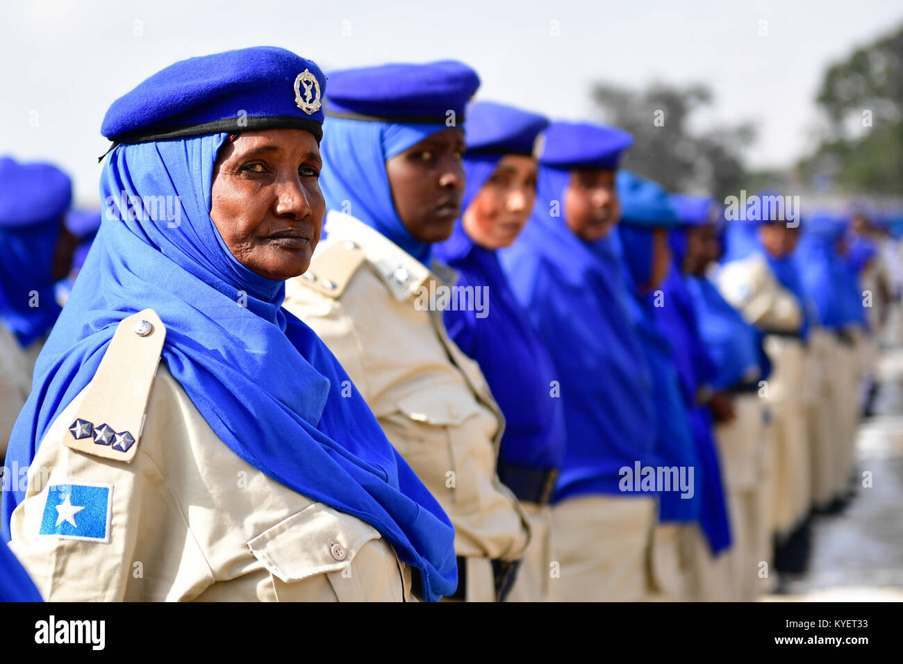Amisom police officers female somali High Resolution Stock Photography ...