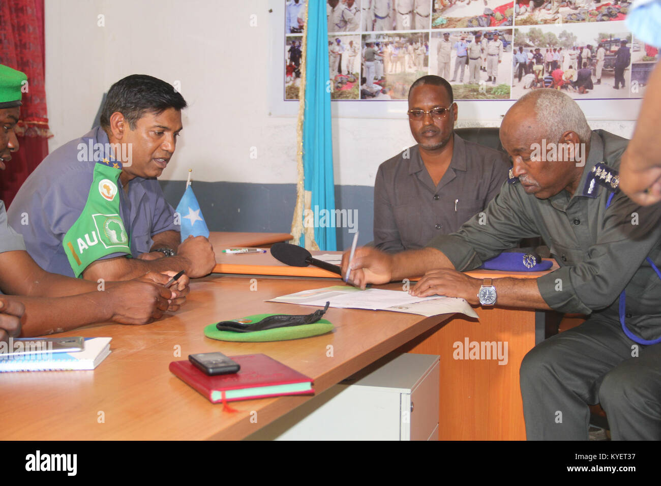 General Bashir Mohamed, Deputy Commissioner of the Somali Police Force ...