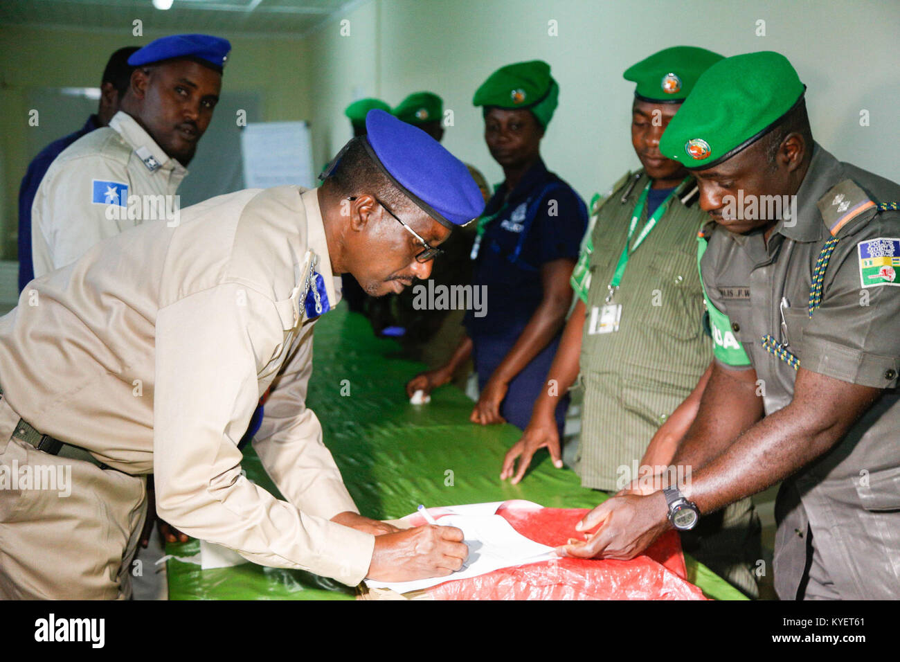 Colonel Mohamed Maow Halane, Somali Police Commissioner in the Hiran ...