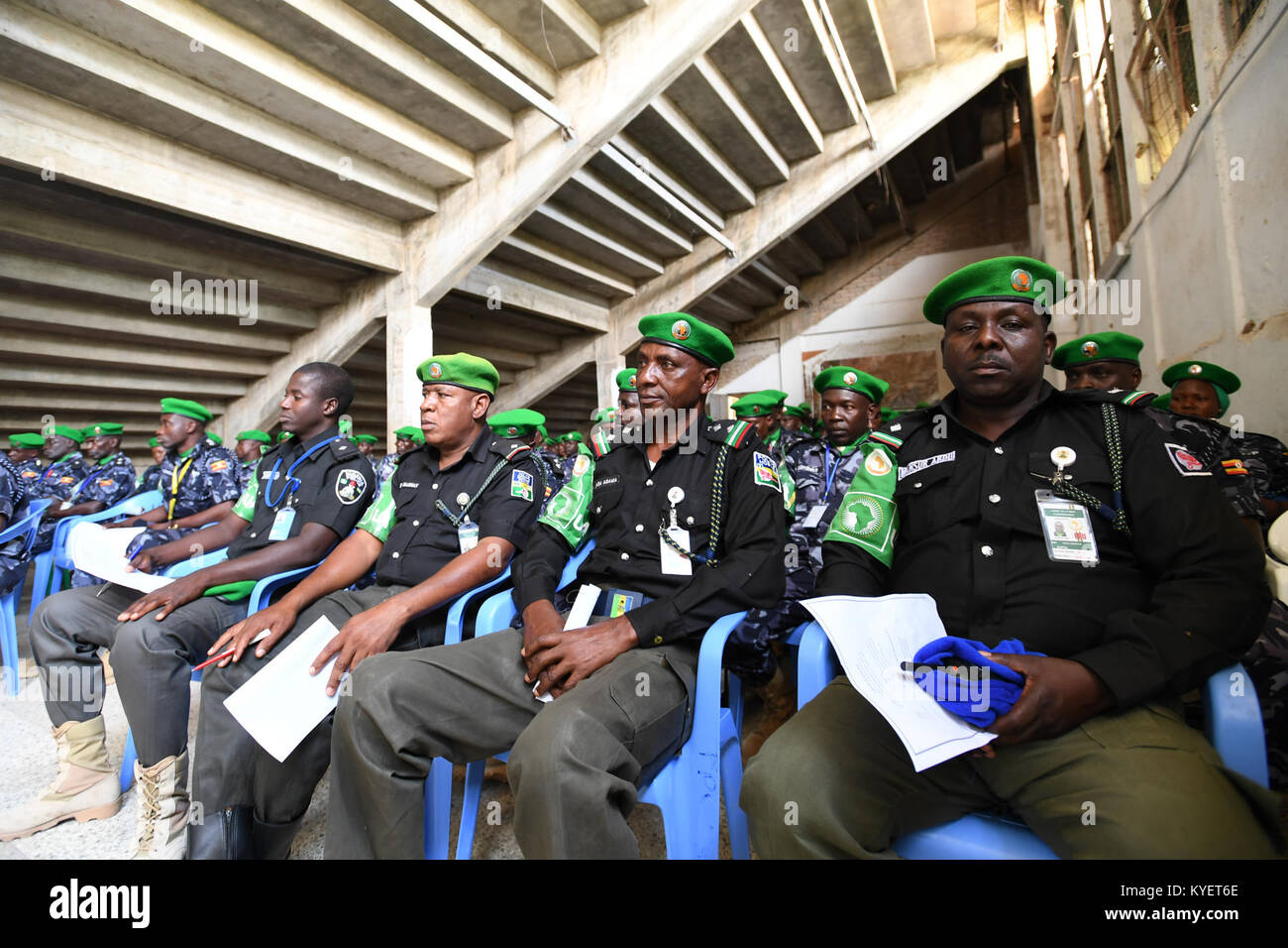 Nigerian and Ugandan Formed Police Unit officers deployed recently to ...