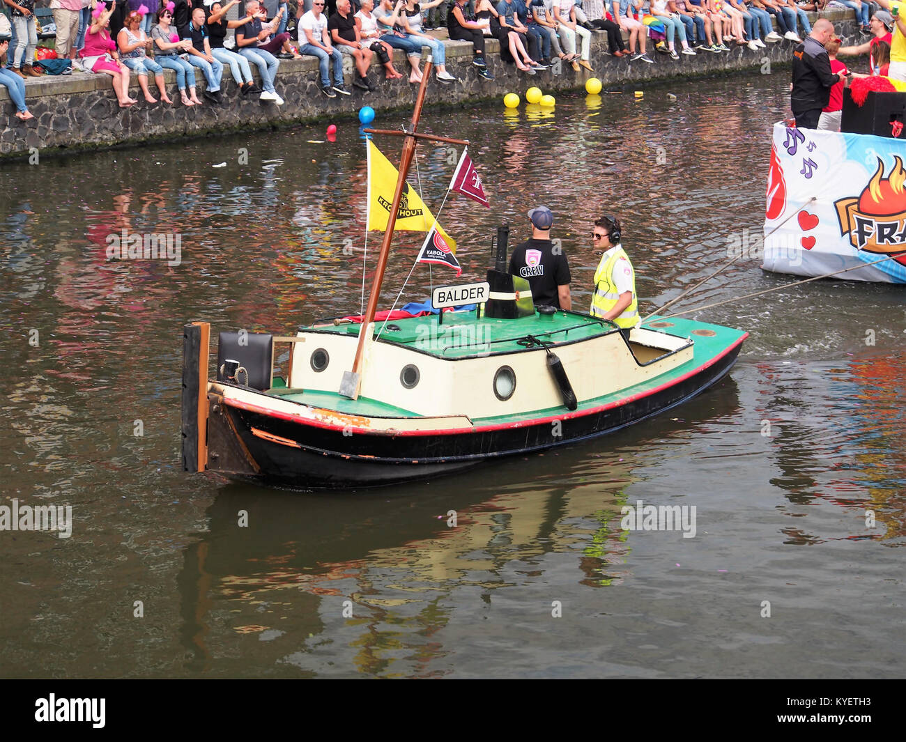 Photograph of Boat 36, named 'Frank', participating in the Amsterdam ...