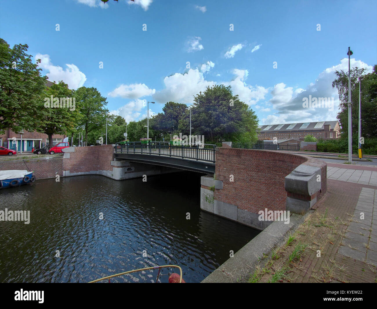 A photograph titled 'Brug 383,' taken by Anna van Saksenbrug, showing a ...