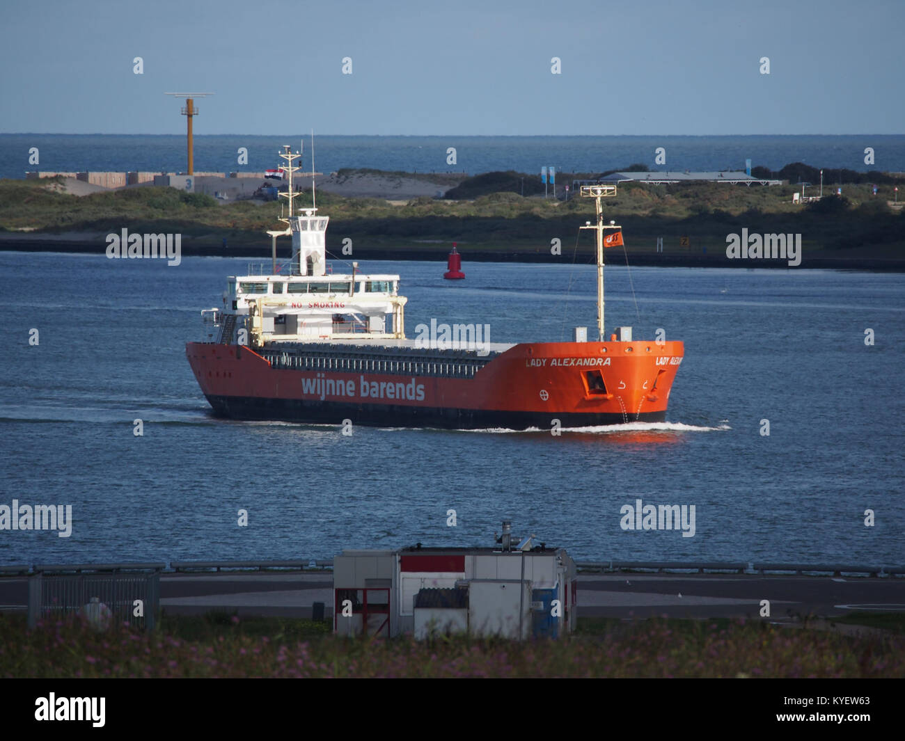 The Lady Alexandra ship, IMO number 9624835, traveling through the ...