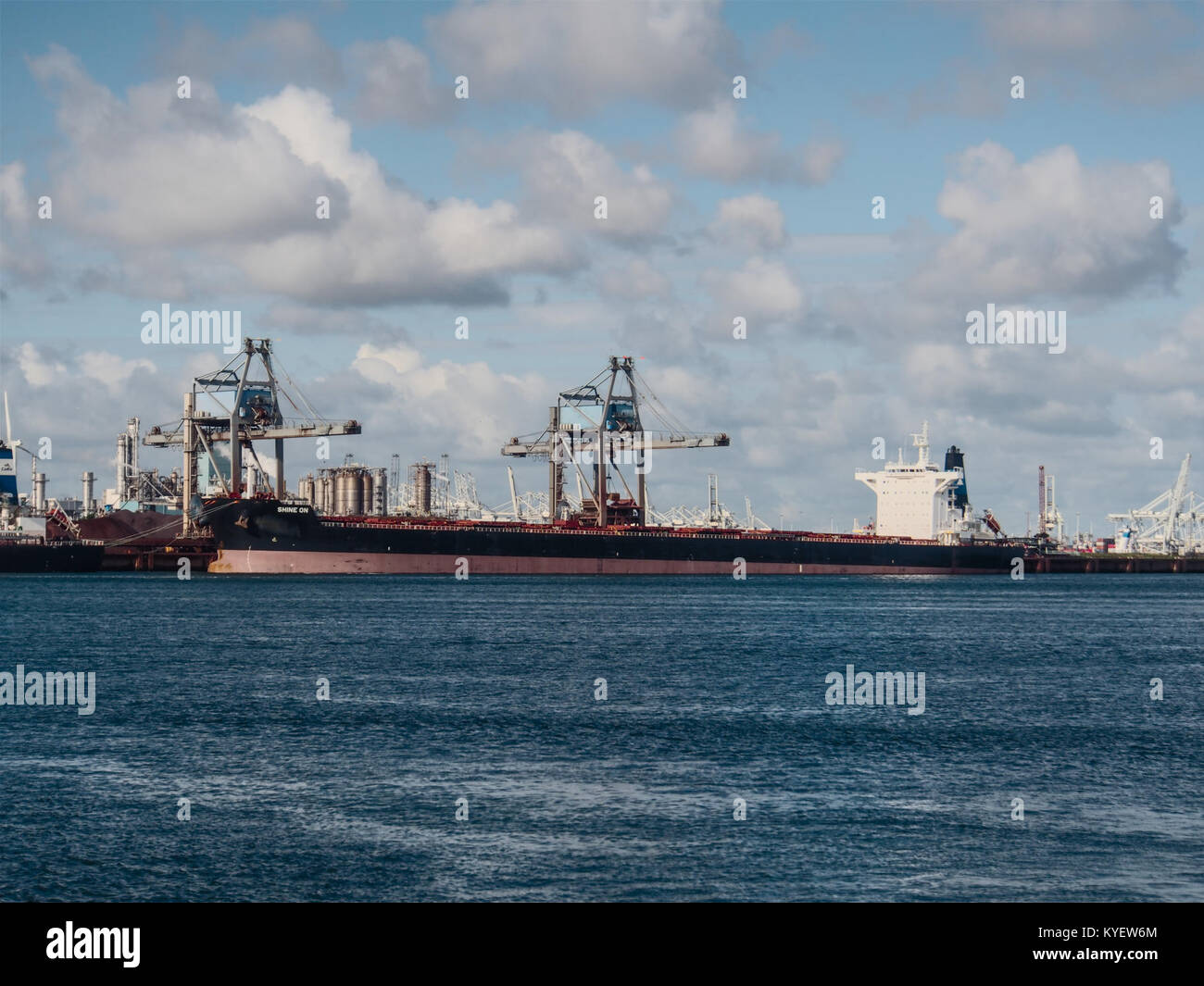 The 2015-built ship Shine On, with IMO number 9696101 and call sign ...