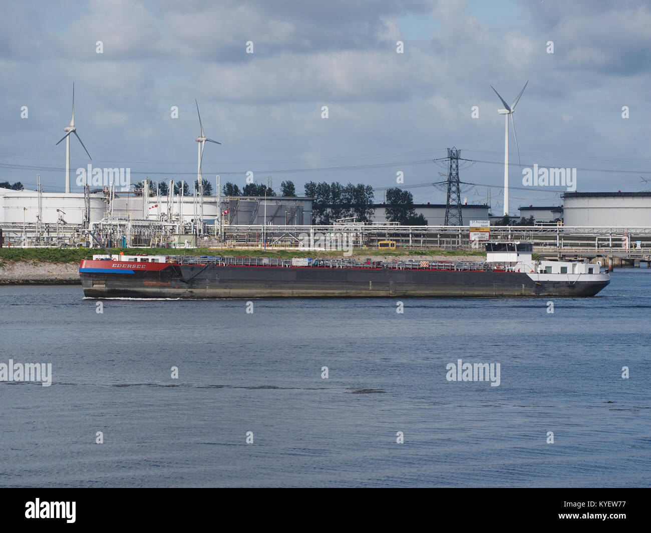 The Edersee, a ship with ENI number 04811770, captured on the ...