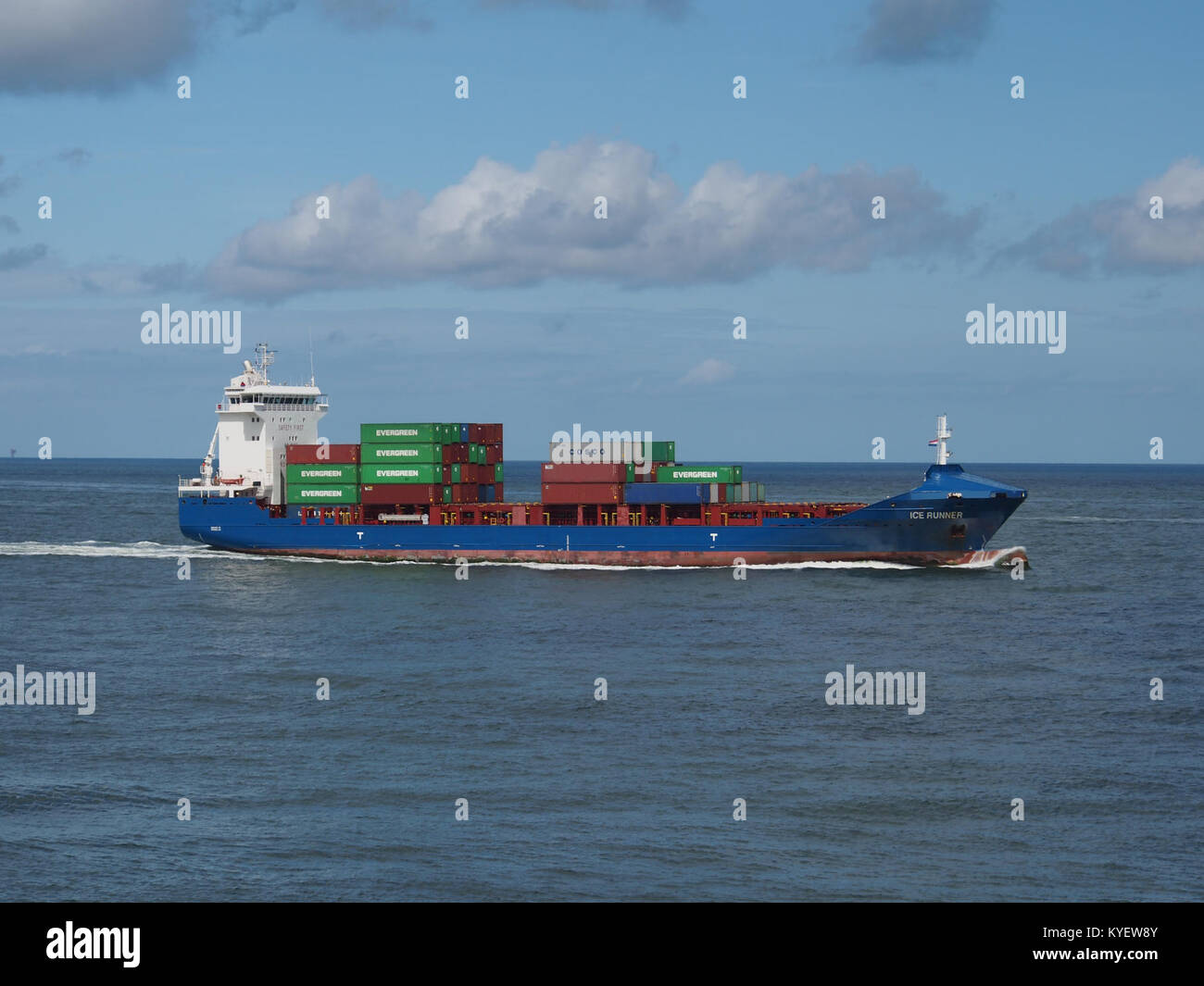 A photograph of the Ice Runner, a ship built in 2008, at the Port of ...