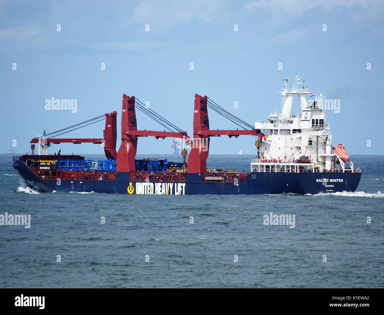 This image shows the Baltic Winter ship, IMO 9467134, docked at the ...