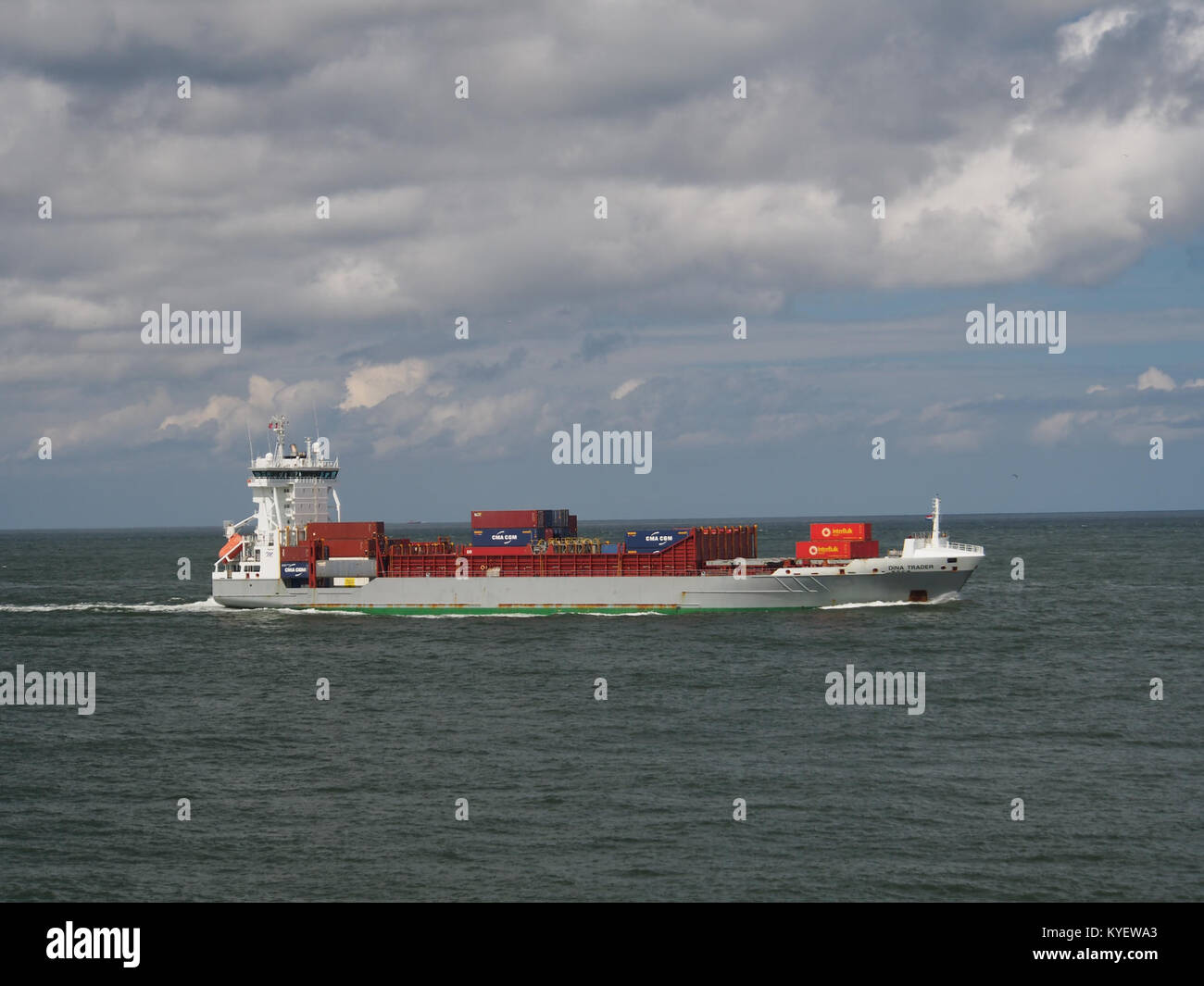 Photograph of the Dina Trader ship (IMO 9354442) in the Port of ...