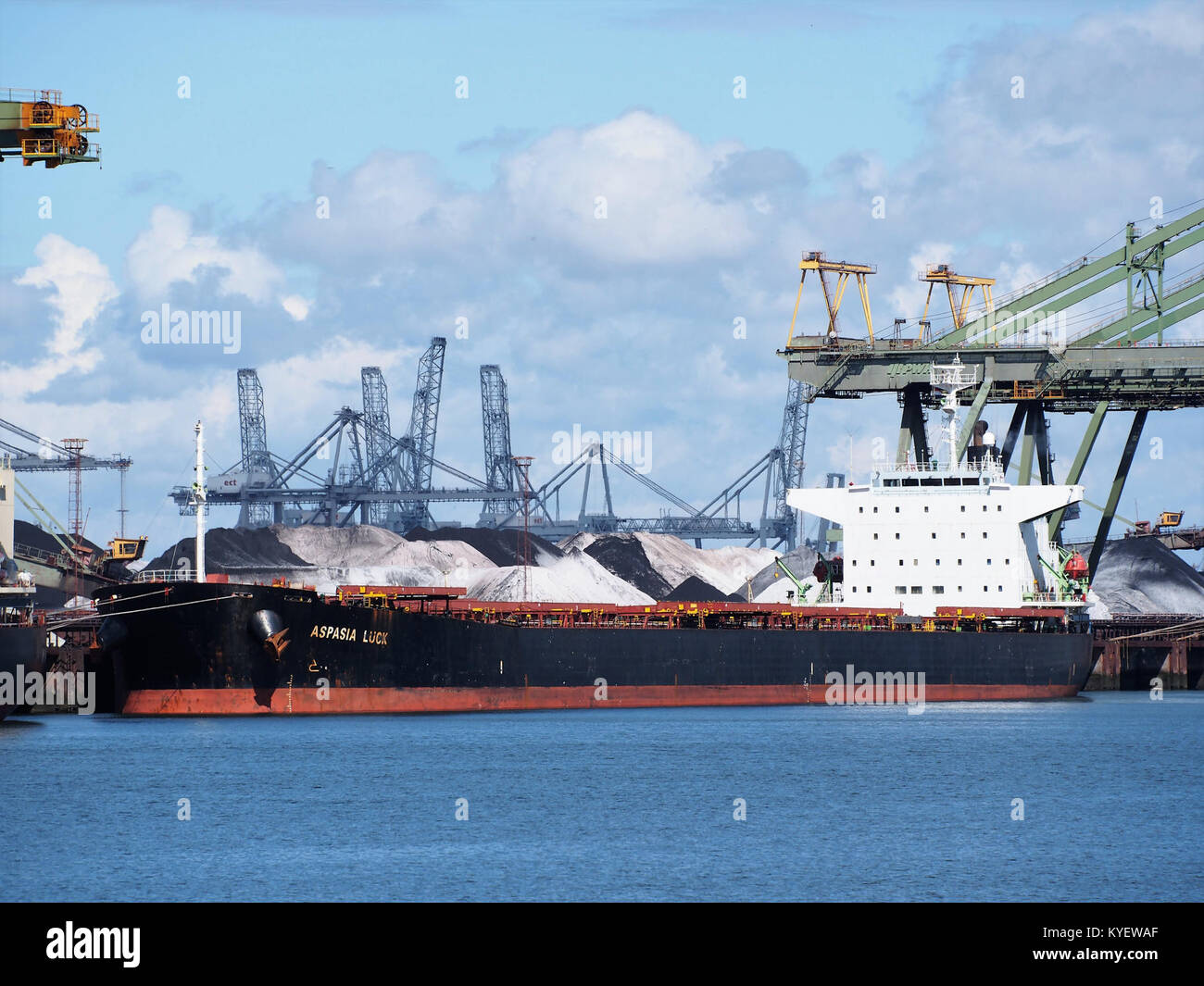 This image depicts the Aspasia Luck, a vessel registered under IMO ...