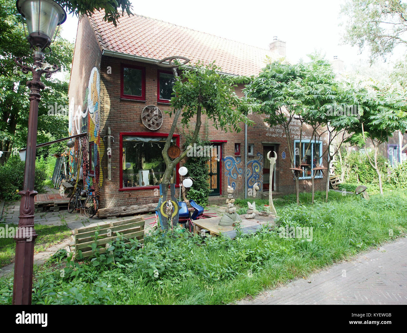 A photograph of Ruigoord, a district in the municipality of Amsterdam ...