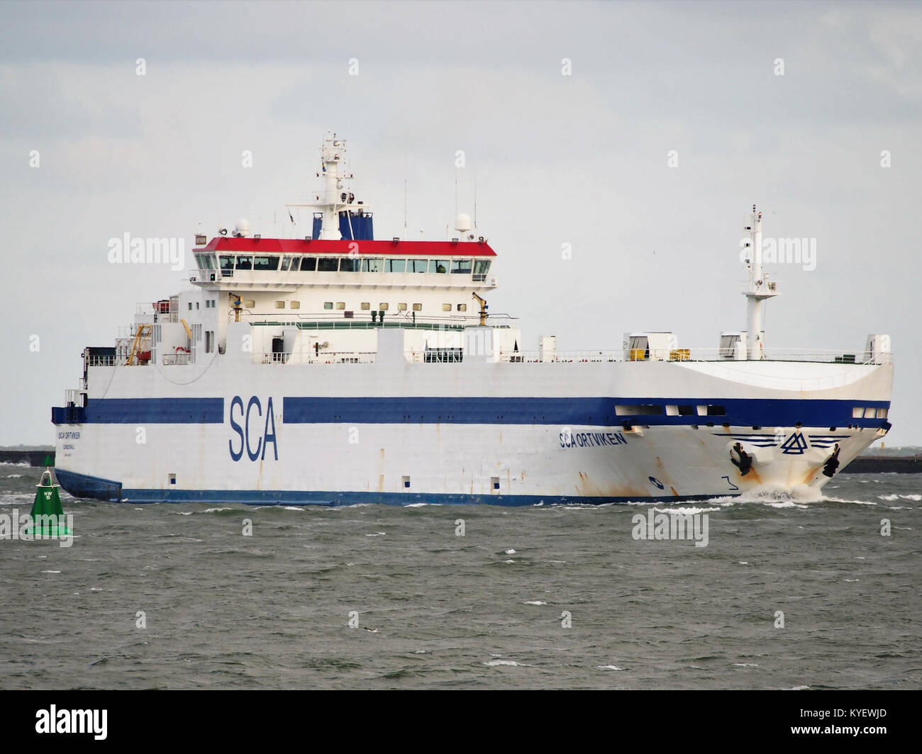 The Sca Ortviken, a ship built in 1996, identified by IMO number ...