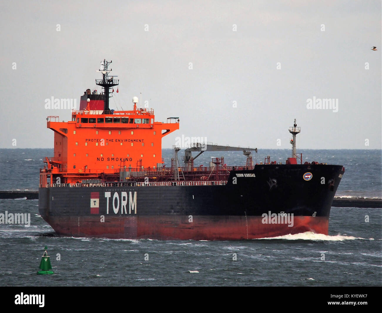 Photograph of the Torm Kansas, a 2006-built chemical tanker with IMO ...