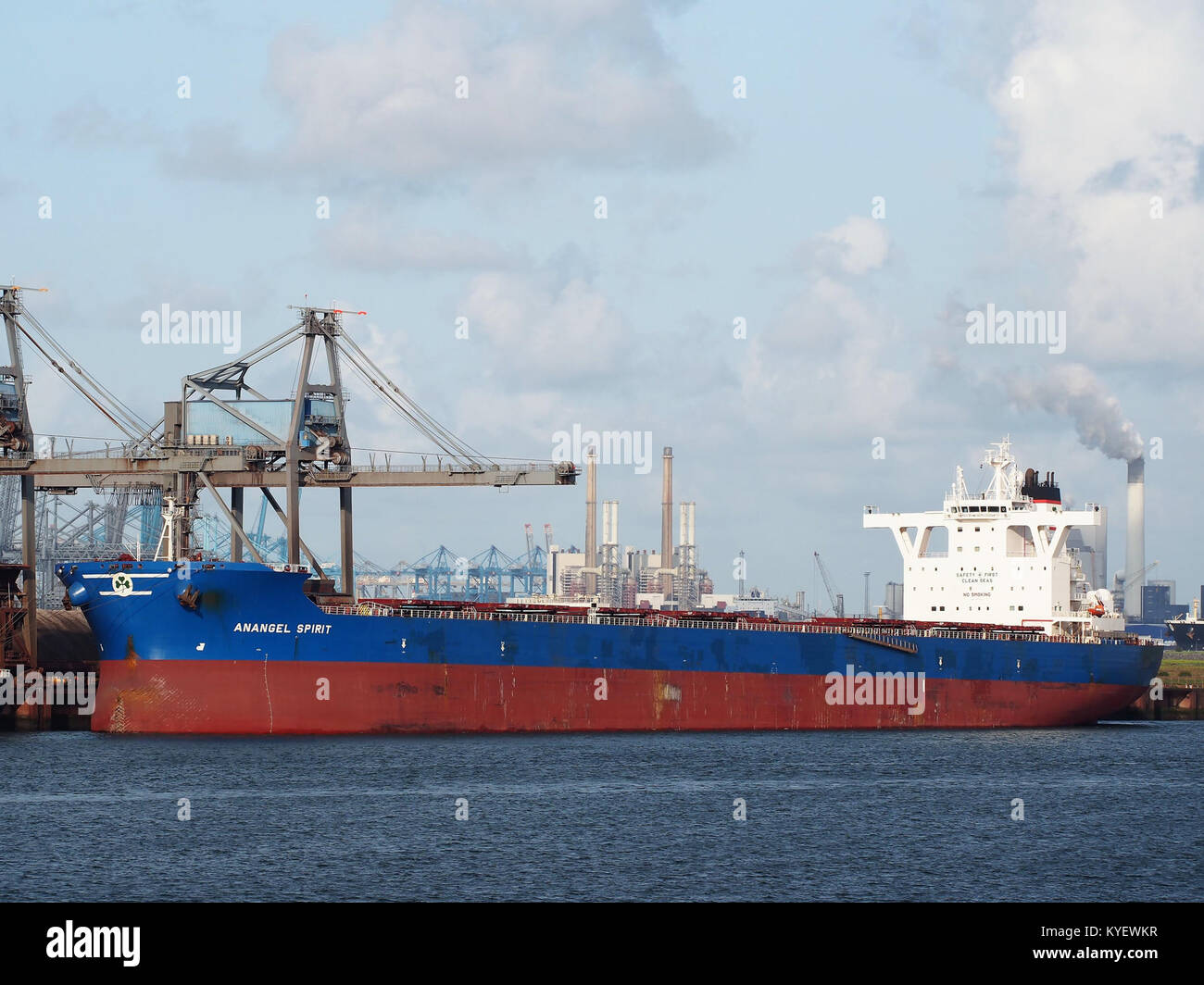 The Anangel Spirit, a modern bulk carrier with IMO number 9721011 ...