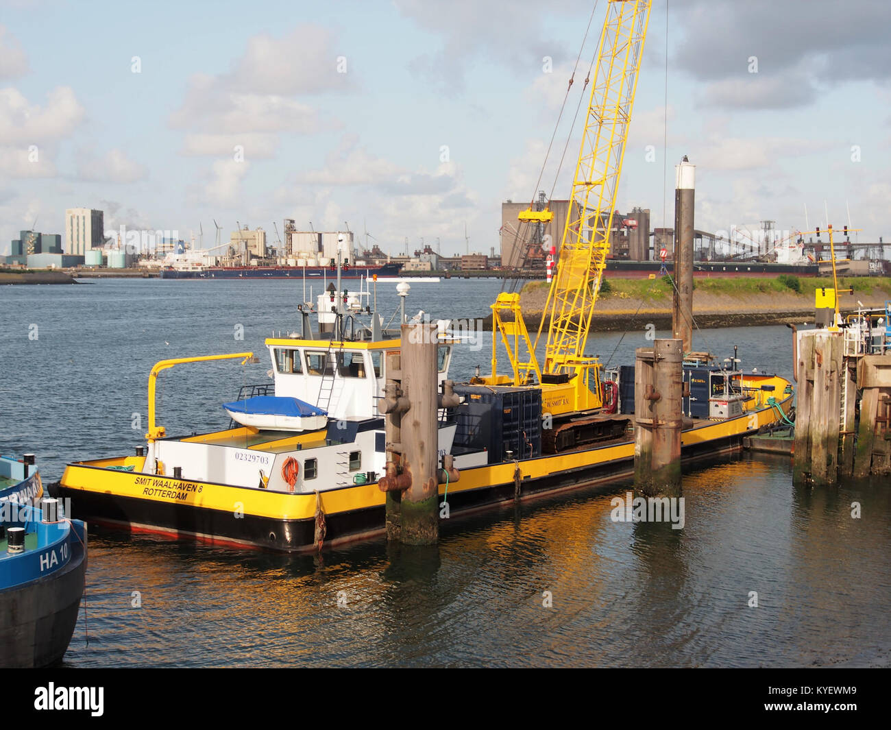 A photo of the vessel Smit Waalhaven 8, identified by its ship number ...