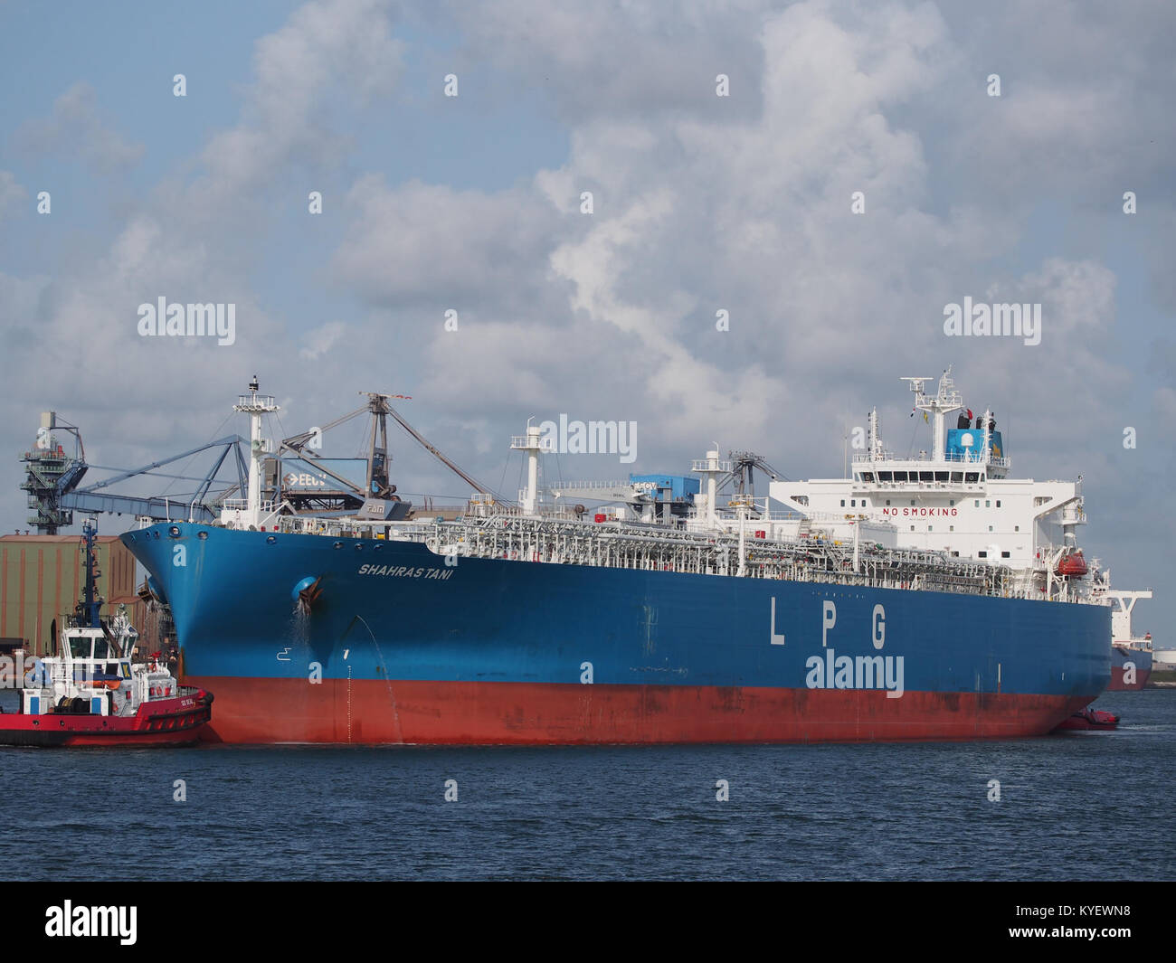 The Shahrastani, a container ship built in 2016 with IMO number 9726085 ...