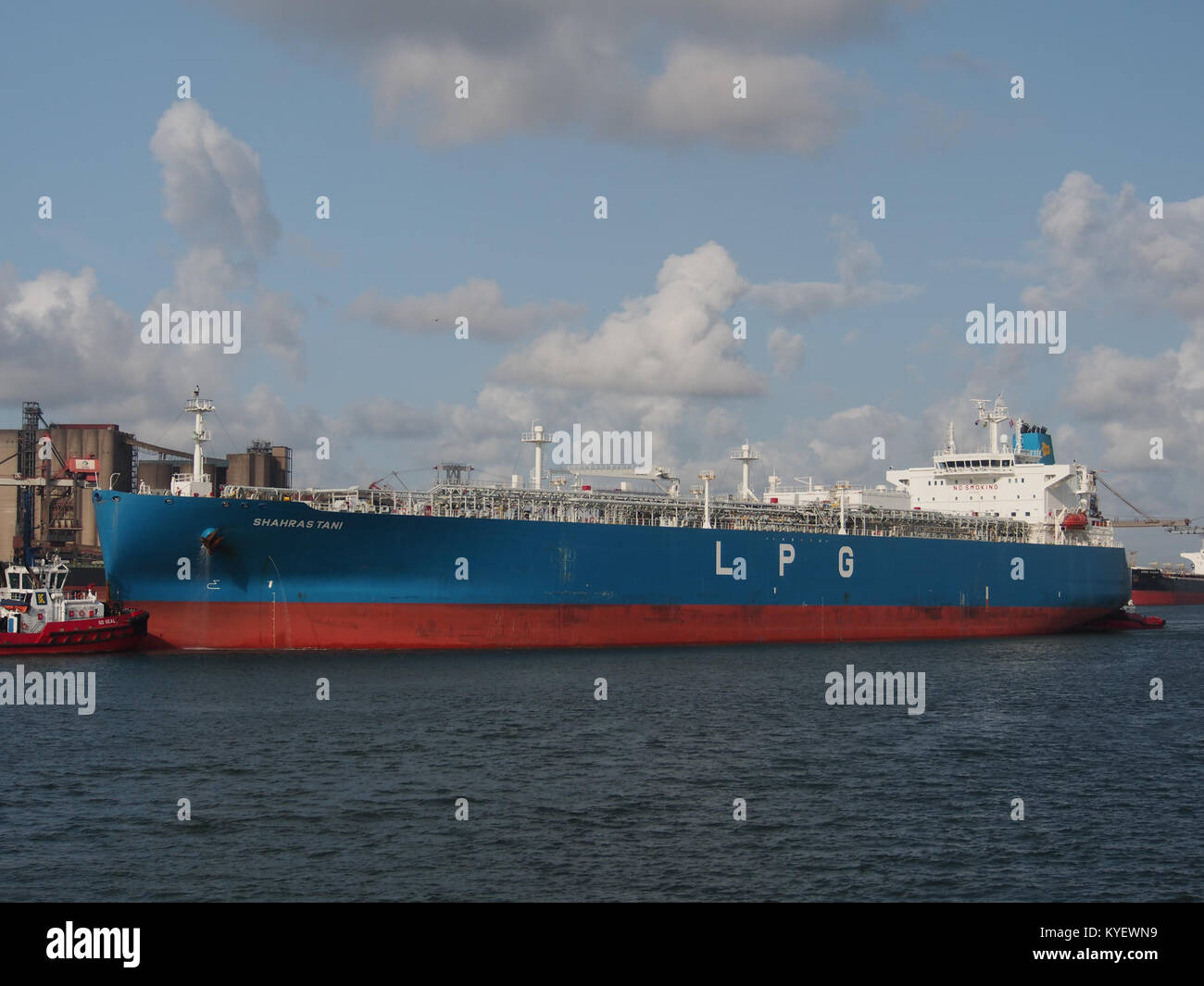 Photograph of the Shahrastani, a 2016-built ship, passing through the ...