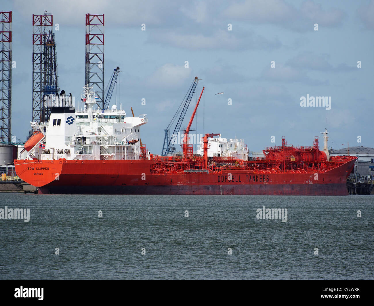 A photograph of the Bow Clipper, a ship built in 1995, taken at the ...