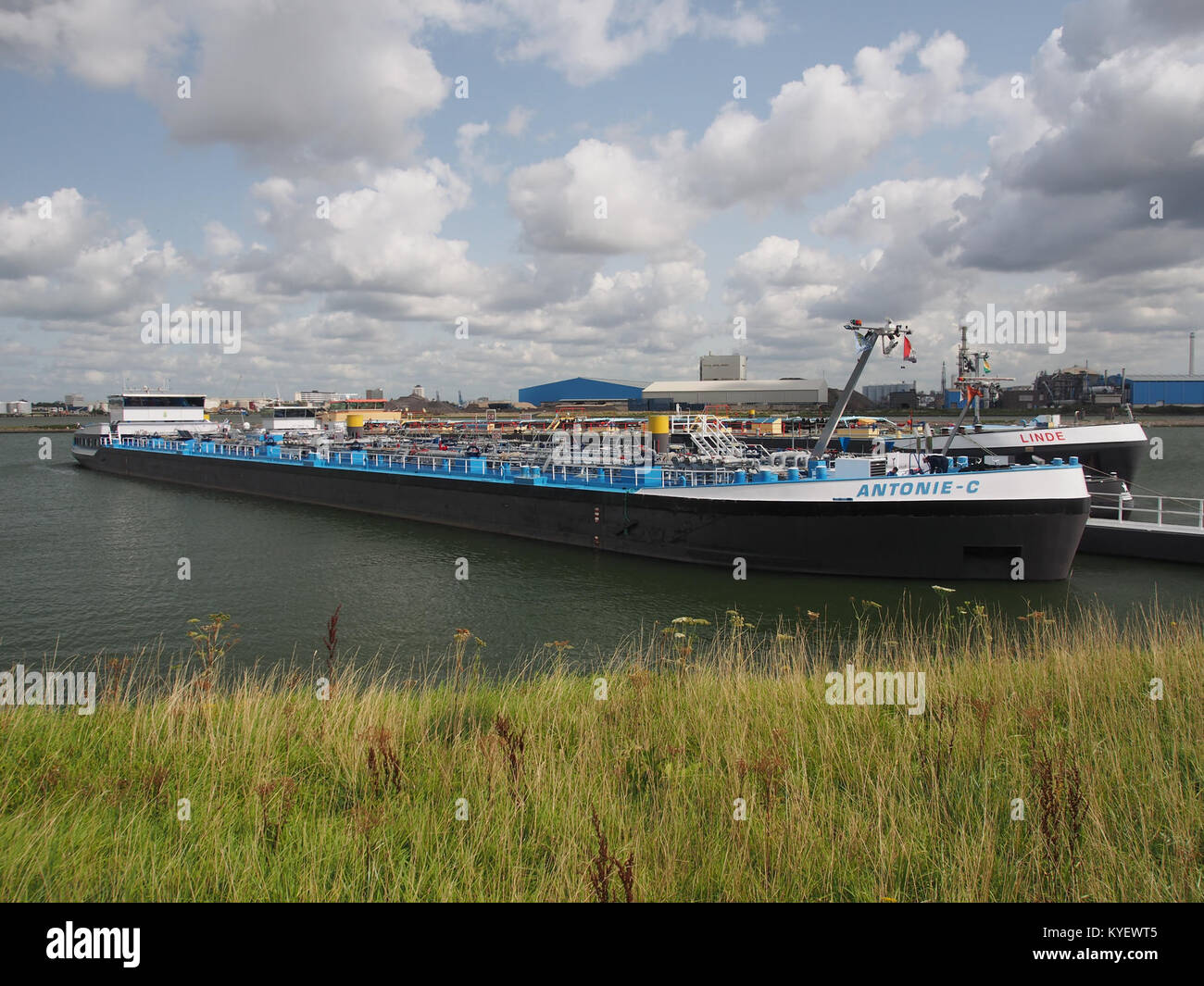 A photograph of the Antonie-C, a ship built in 2010, captured in ...