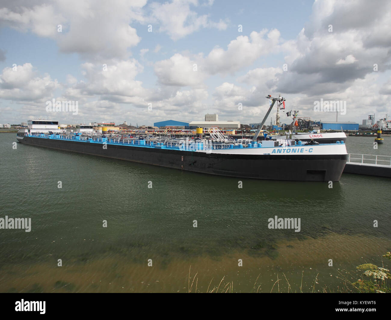 A photograph of the Antonie-C, a ship registered with ENI number ...