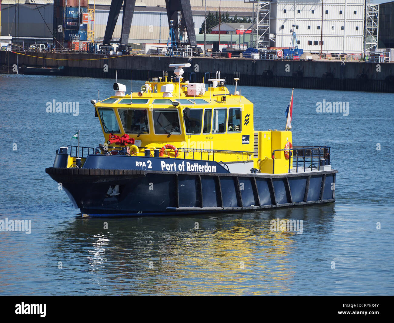 The RPA 2, a ship built in 2002, photographed at the Port of Rotterdam ...